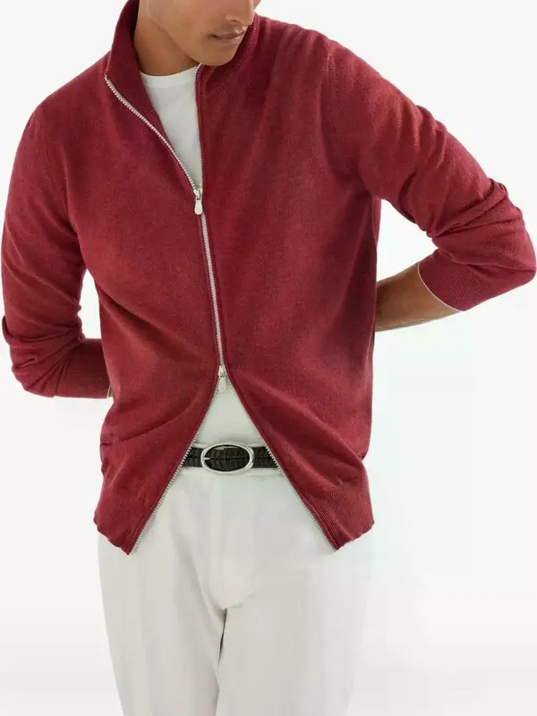 Brunello Cucinelli Cashmere Turtleneck Cardigan