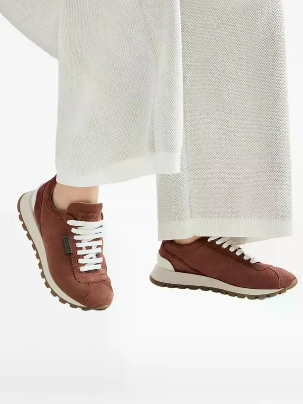 Brunello Cucinelli Lace-up Suede Sneakers