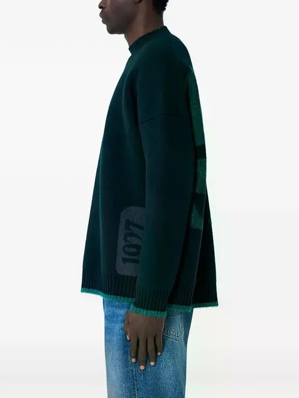 Lacoste Jacquard Knitted Sweater