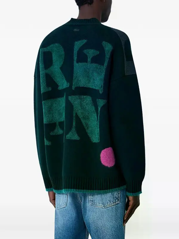 Lacoste Jacquard Knitted Sweater