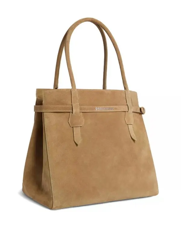 Dsquared2 Twin Suede Tote Bag - Neutrals