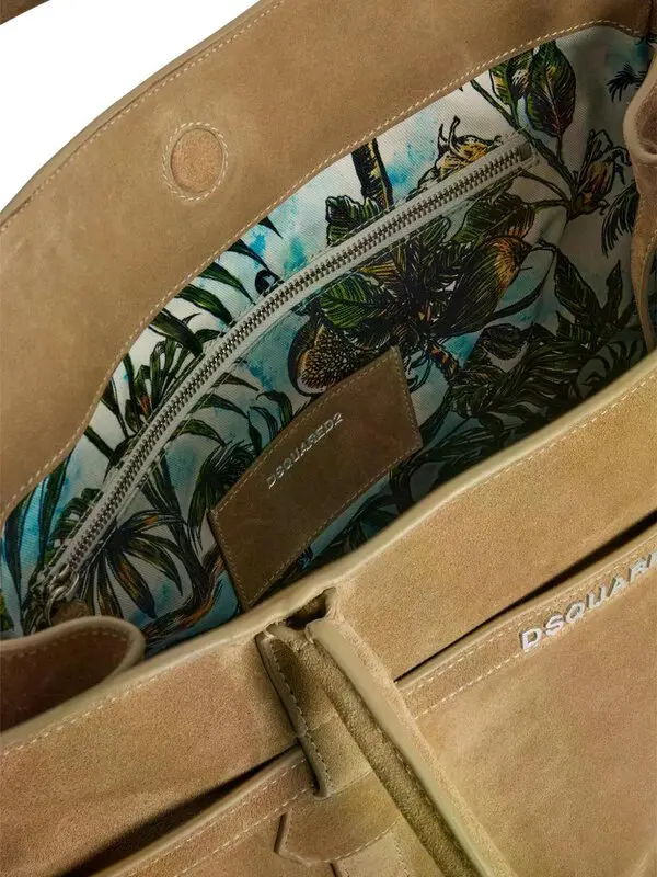 Dsquared2 Twin Suede Tote Bag - Neutrals