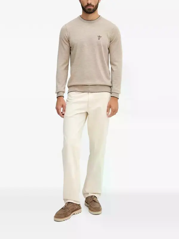 AERONAUTICA MILITARE Embroidered Detail Sweater