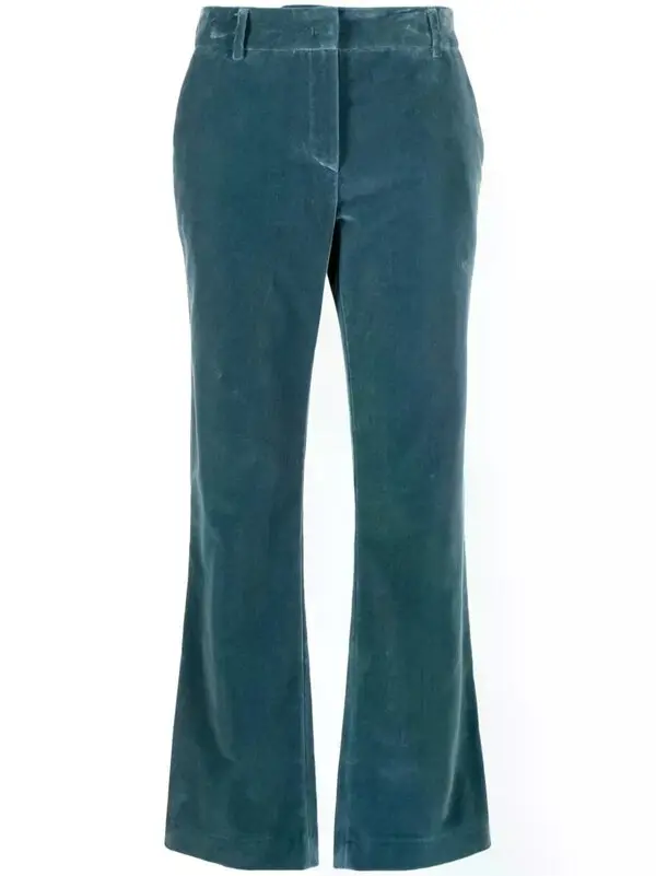 La DoubleJ Velvet Cropped Trousers