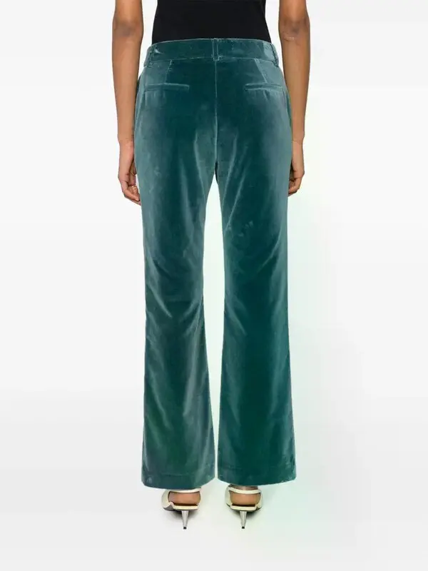 La DoubleJ Velvet Cropped Trousers