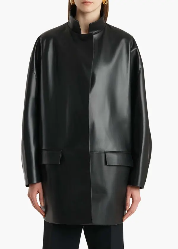 Khaite Mura Leather Coat