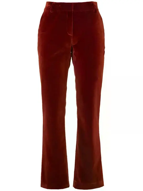 La DoubleJ 24/7 Velvet Cropped Trousers