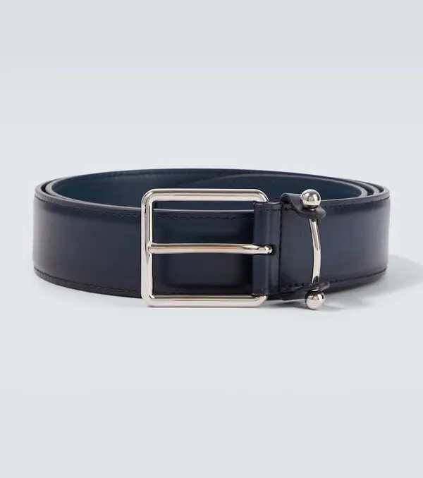 CHRISTIAN LOUBOUTIN Leather Belt - Black