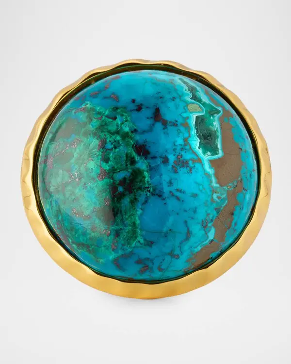 Nest Jewelry Chrysocolla Statement Ring - Blue