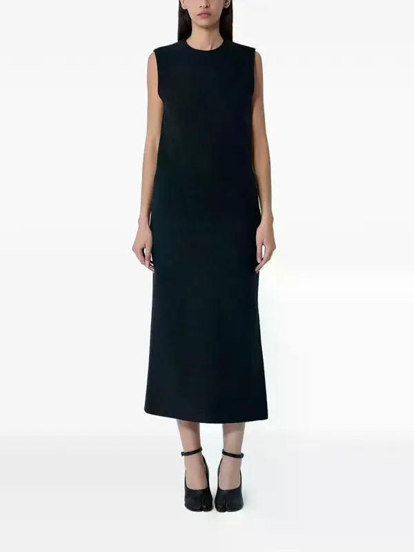 RIER Round-neck Sleeveless Midi Dress