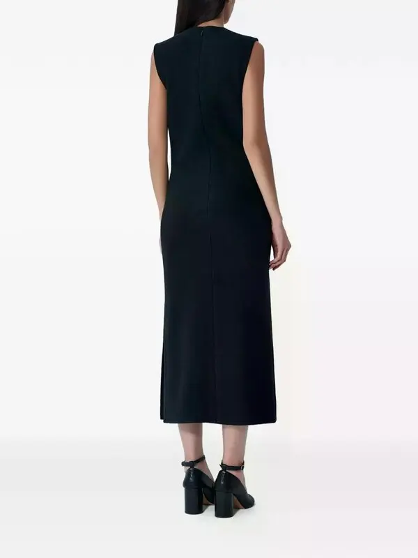 RIER Round-neck Sleeveless Midi Dress