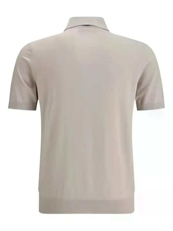 Brunello Cucinelli Short-sleeve Polo Shirt - Neutrals