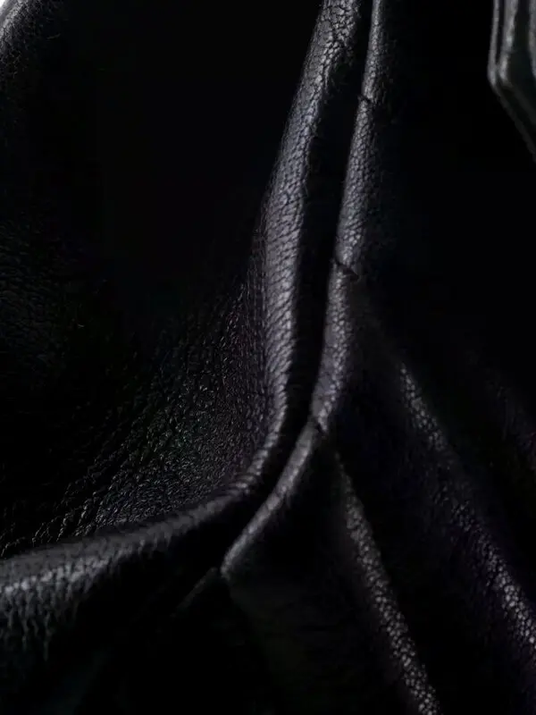 Saint Laurent Monogram College Bag Matelasse Chevron Leather Medium - Black