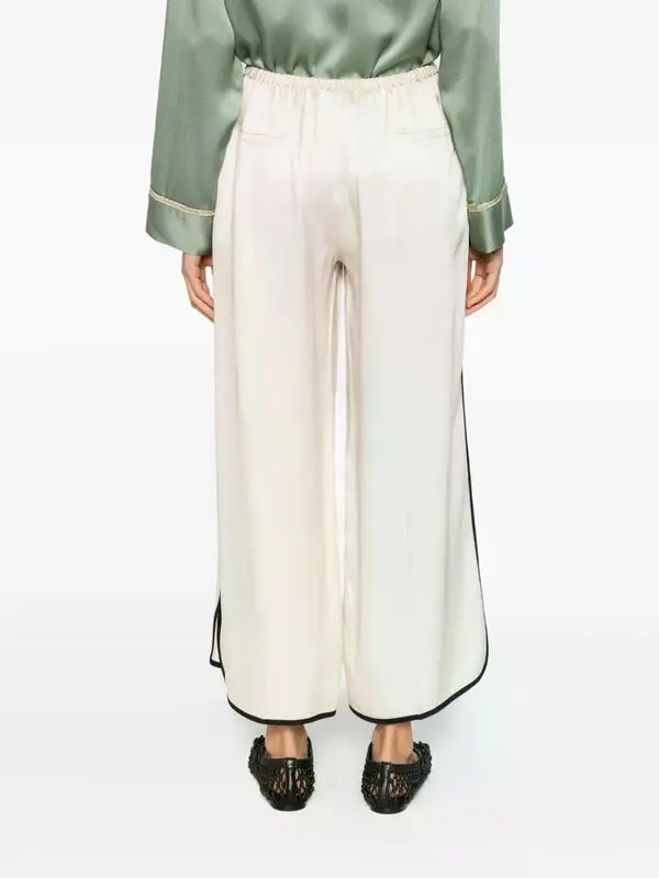 FORTE_FORTE Contrast-trim Trousers