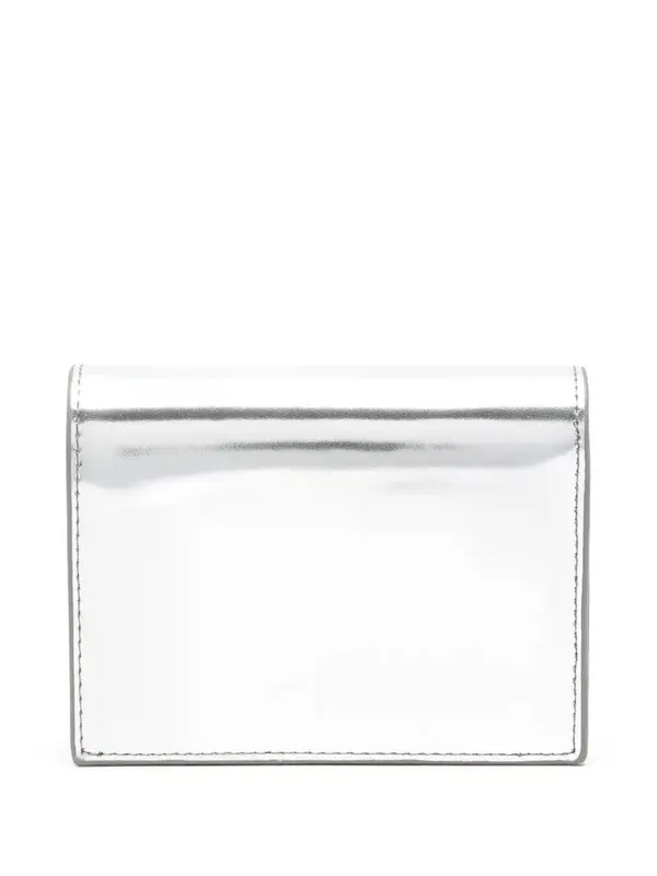DIESEL® 1dr Logo Wallet - Silver