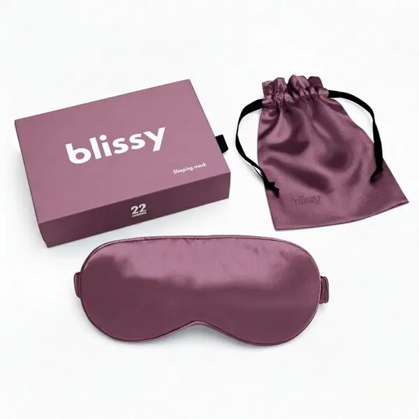 BLISSY Sleep Mask - Plum