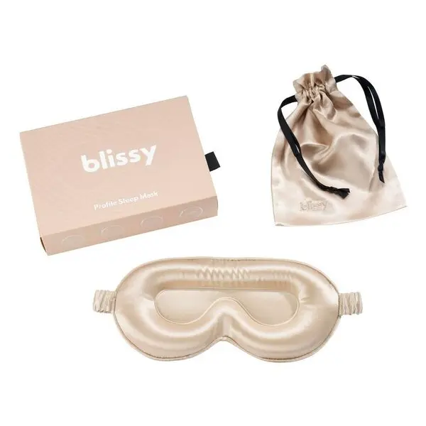BLISSY Profile Sleep Mask - Champagne