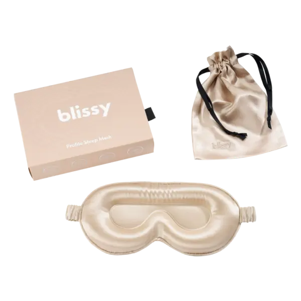 BLISSY Profile Sleep Mask - Champagne