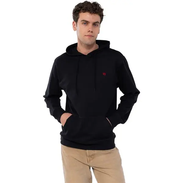 MEMBERS ONLY Pullover Hooded Sweatshirt - Black