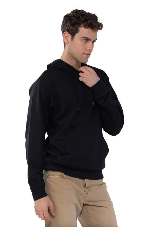 MEMBERS ONLY Pullover Hooded Sweatshirt - Black