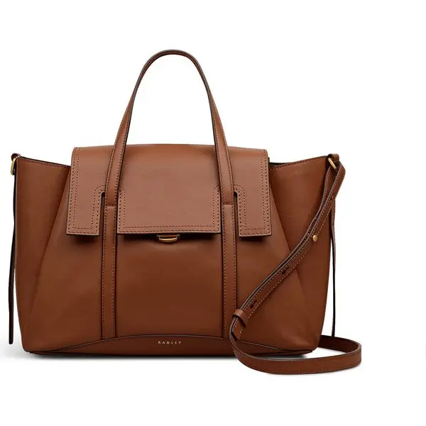 RADLEY The Chancery Flapover Satchel - Cognac