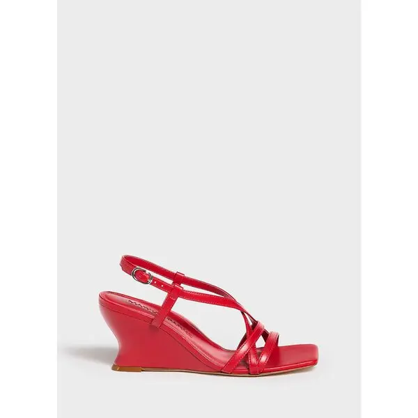 Marion Parke Sabine Nappa Wedge Sandals