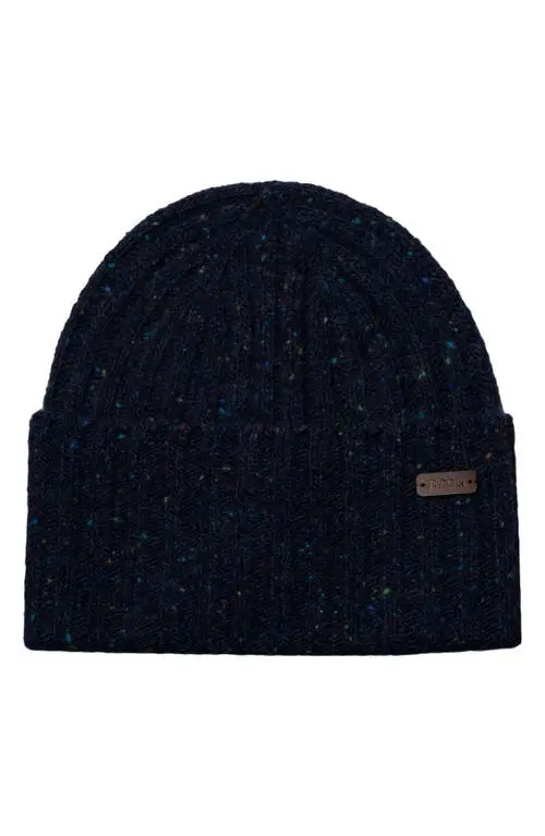 Eton Donegal Wool Blend Beanie - Dark Blue