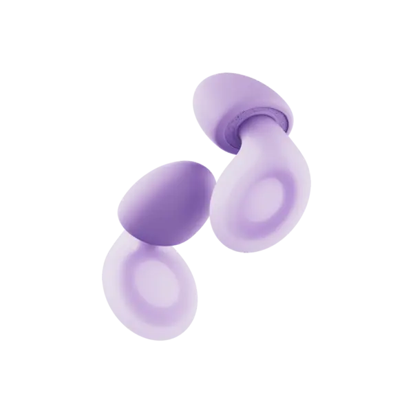 LOOP Dream Silicone/memory Foam Earplugs For Sleep Comfort - Lilac