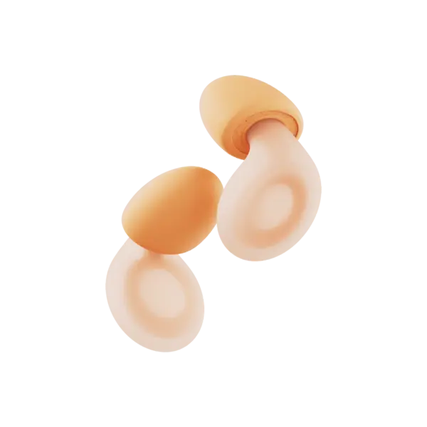 LOOP Dream Silicone/memory Foam Earplugs For Sleep Comfort - Peach