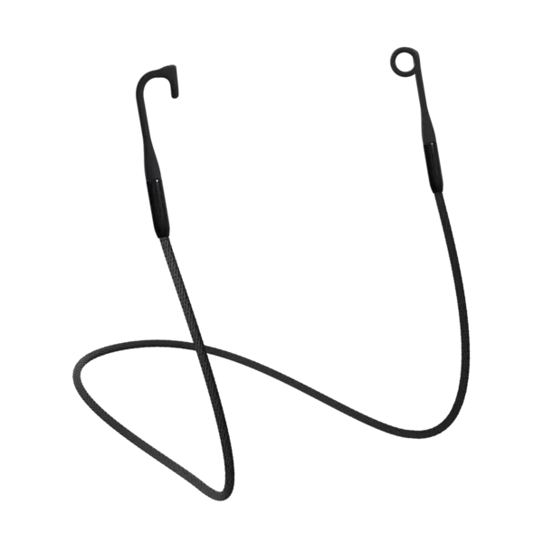 LOOP Link Connector Cord For Earplugs Magnetic Safety Cord - Charcoal