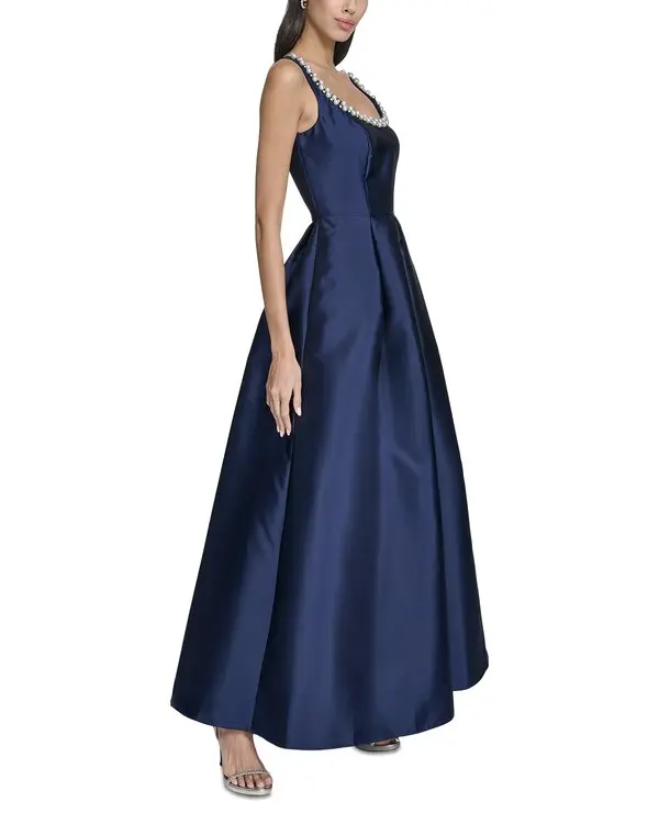 Eliza J Sleeveless Scoop Neck Ballgown
