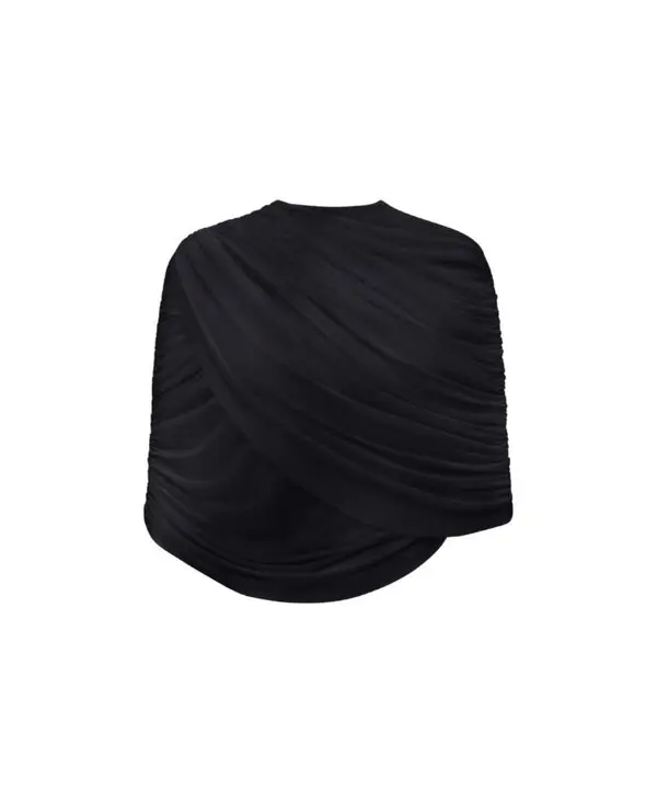 HEIRESS BEVERLY HILLS Sheer Cape - Black