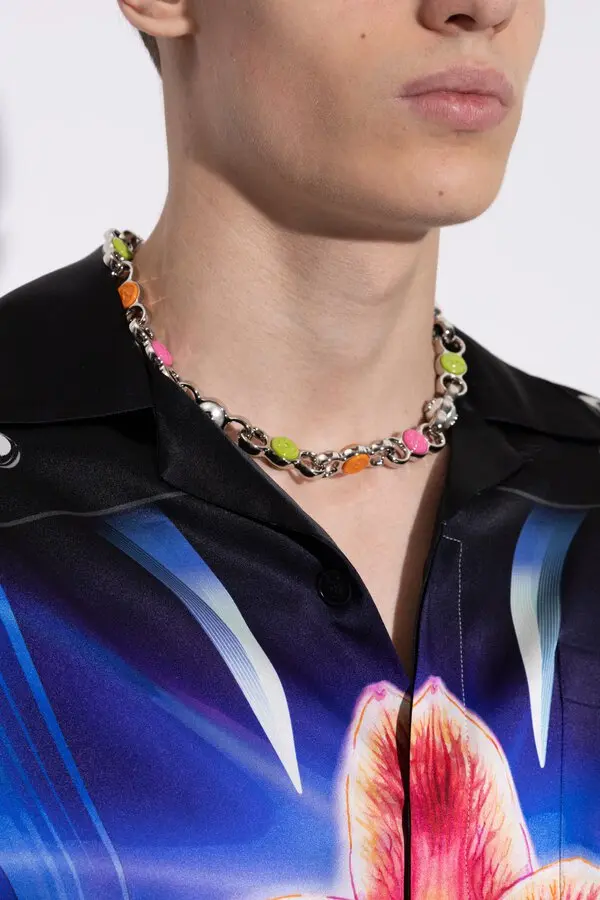 Casablanca Choker With Pearl - Multicolour