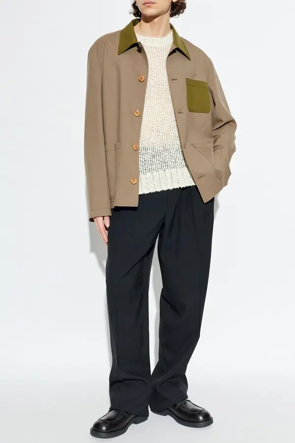 TOM FORD Straight Leg Wool-cashmere Trousers