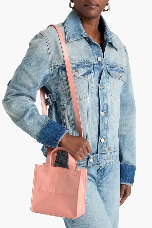 Acne Studios Embossed Tote - Baby Pink