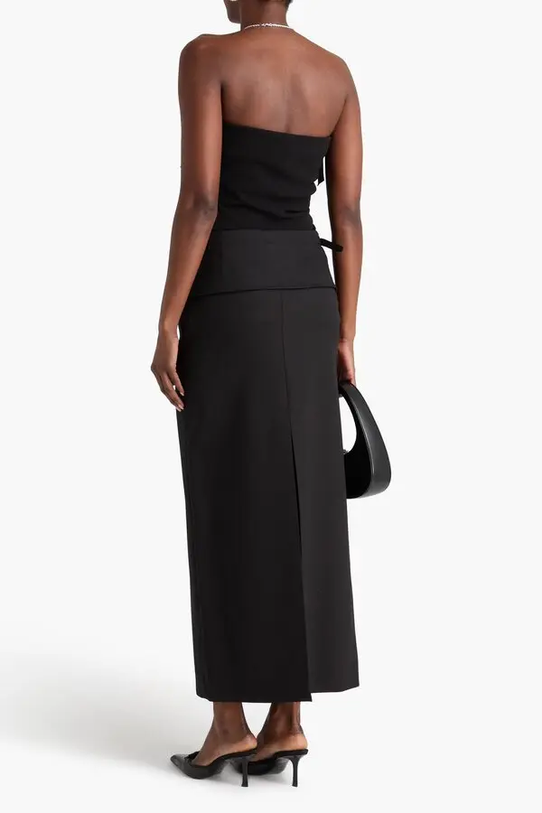 Proenza Schouler Wool-blend Twill Maxi Skirt