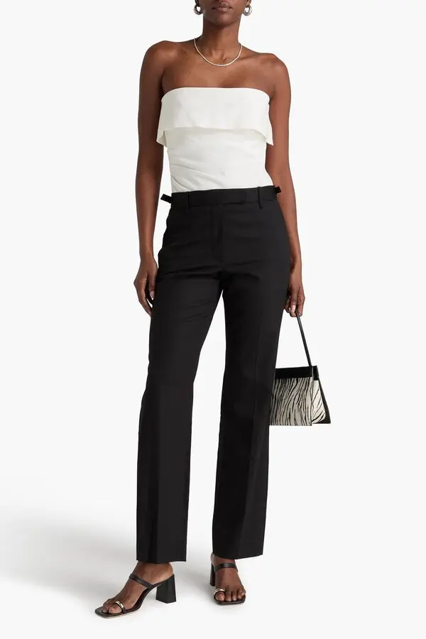 Proenza Schouler Wool-blend Twill Straight-leg Pants