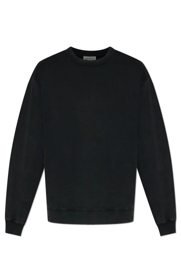 Carhartt Work In Progress Faded Pond Corps’ Sweatshirt - Black