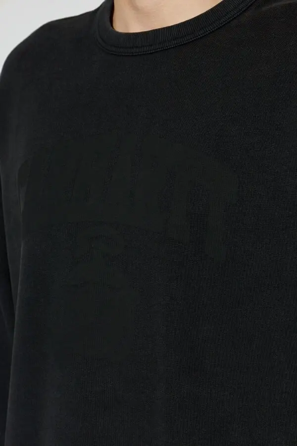 Carhartt Work In Progress Faded Pond Corps’ Sweatshirt - Black