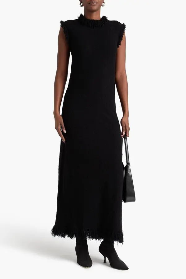 white christmas dresses Proenza Schouler Open Crochet Knit Tank Dress – AGN x 13