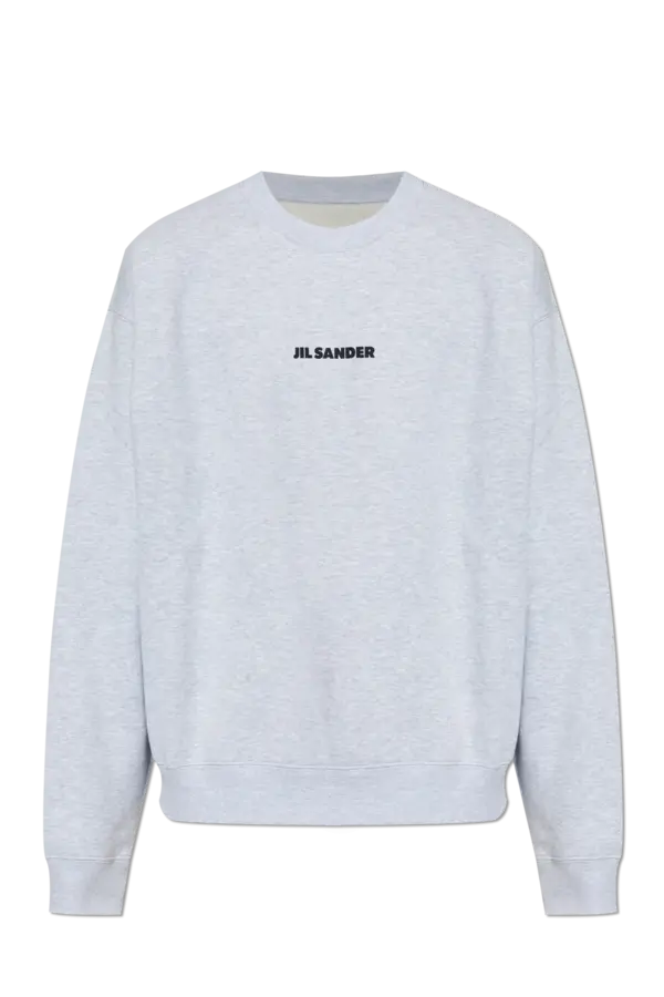 JIL SANDER Sweatshirt With Logo - Grey