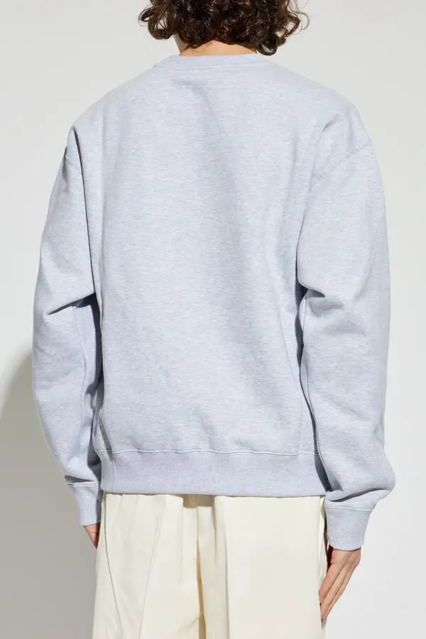 JIL SANDER Sweatshirt With Logo - Grey