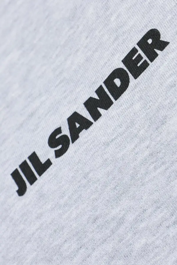 JIL SANDER Sweatshirt With Logo - Grey
