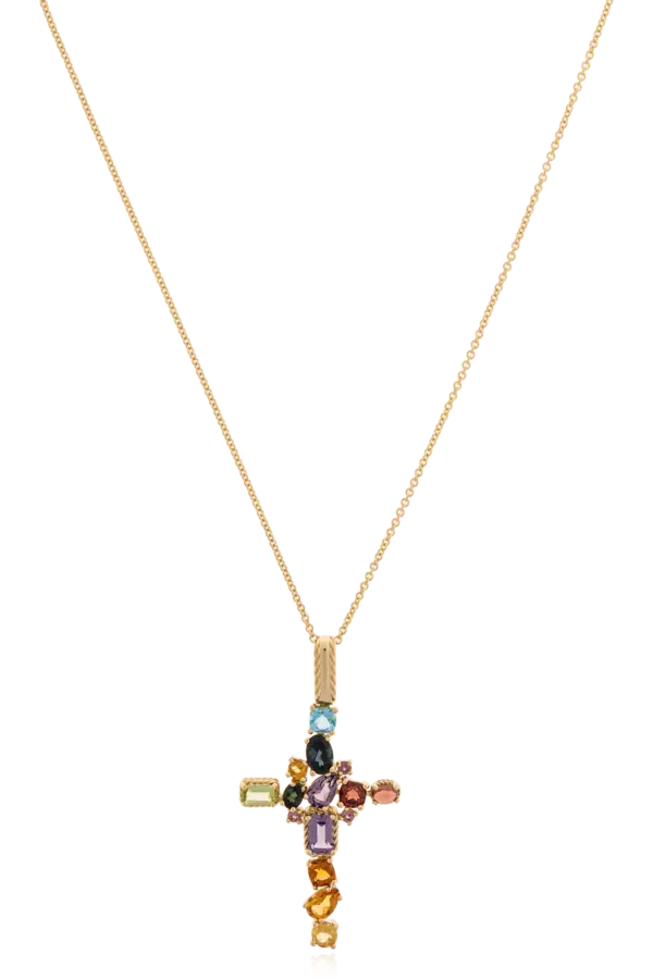 Dolce & Gabbana Religious Motif Necklace - Multicolour