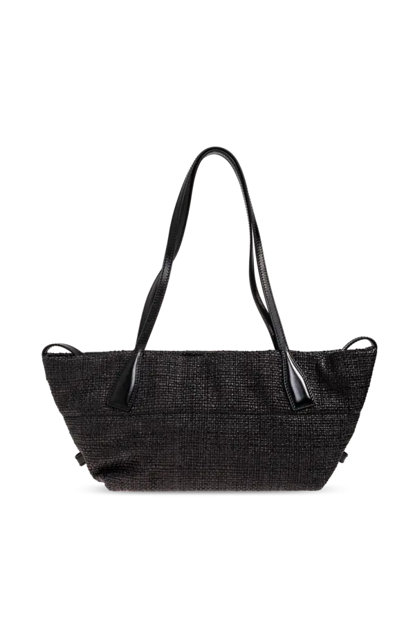 Balmain Woven Shopper Bag - Black