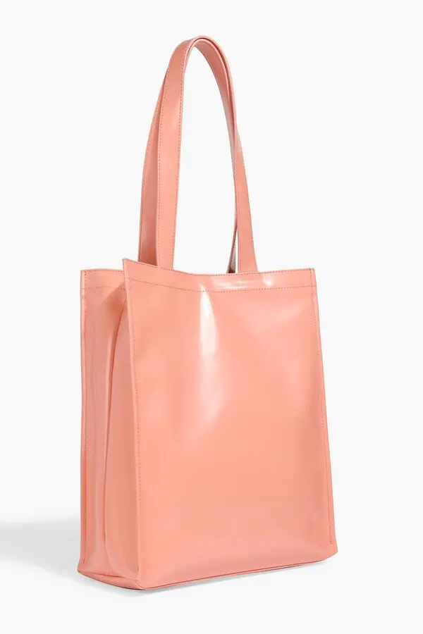 Acne Studios Embossed Patent-leather Tote