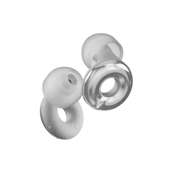 LOOP Switch 2, 1 Earplug, 3 Levels Of Noise Reduction For Focus, Concerts, Live Events - Silver