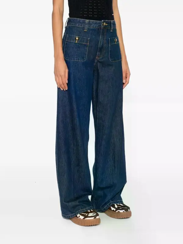Sandro Wide Leg Jeans