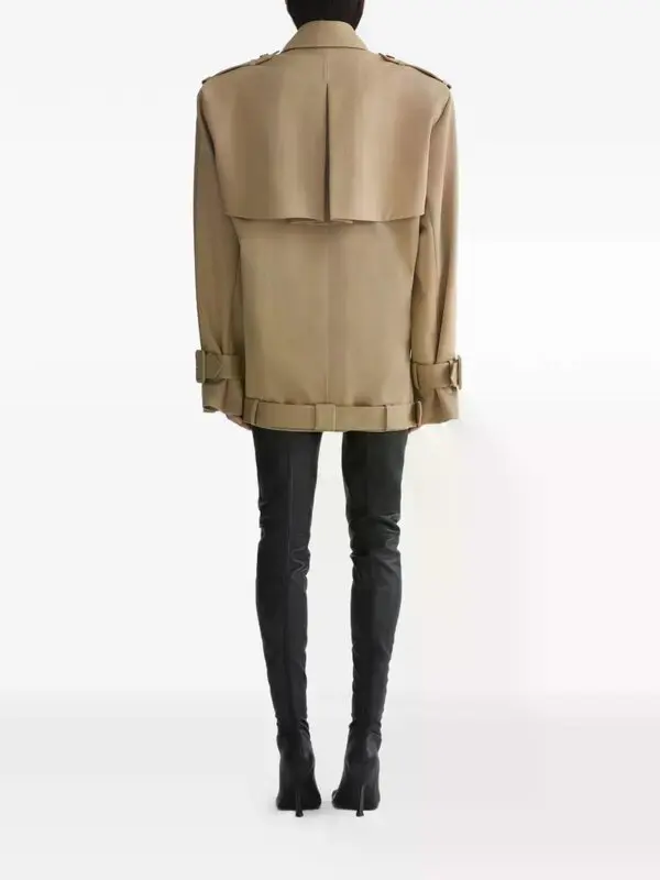 MUGLER Buckle Double-breasted Jacket
