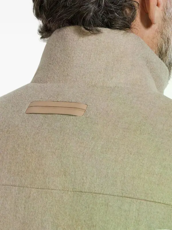 Zegna Oasi Quilted Cashmere Jacket - Neutrals